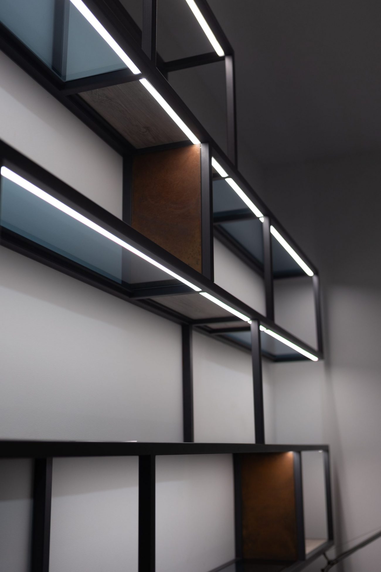 Librerie di design di design in metallo su misura - Martin Design