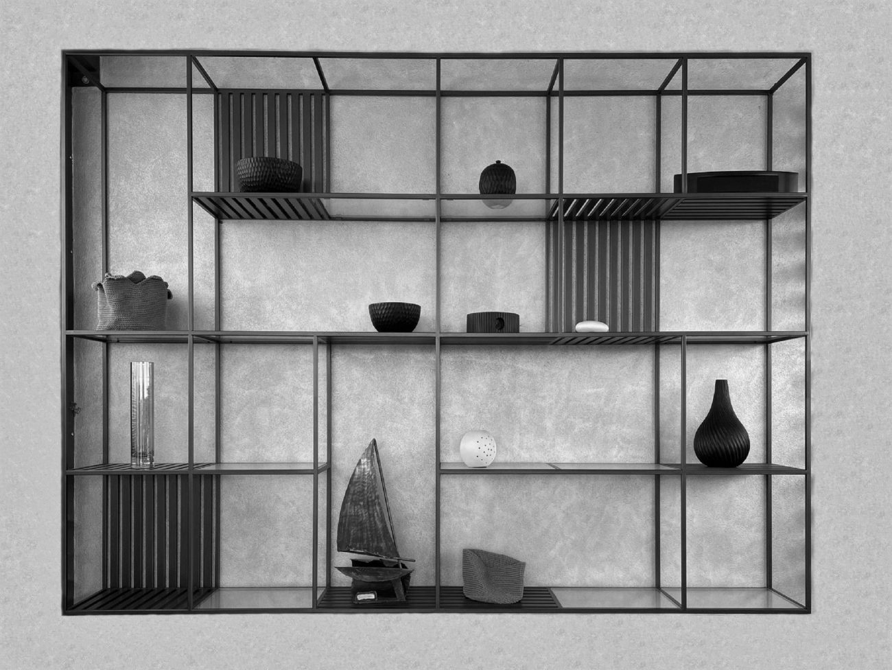 Librerie di design di design in metallo su misura - Martin Design